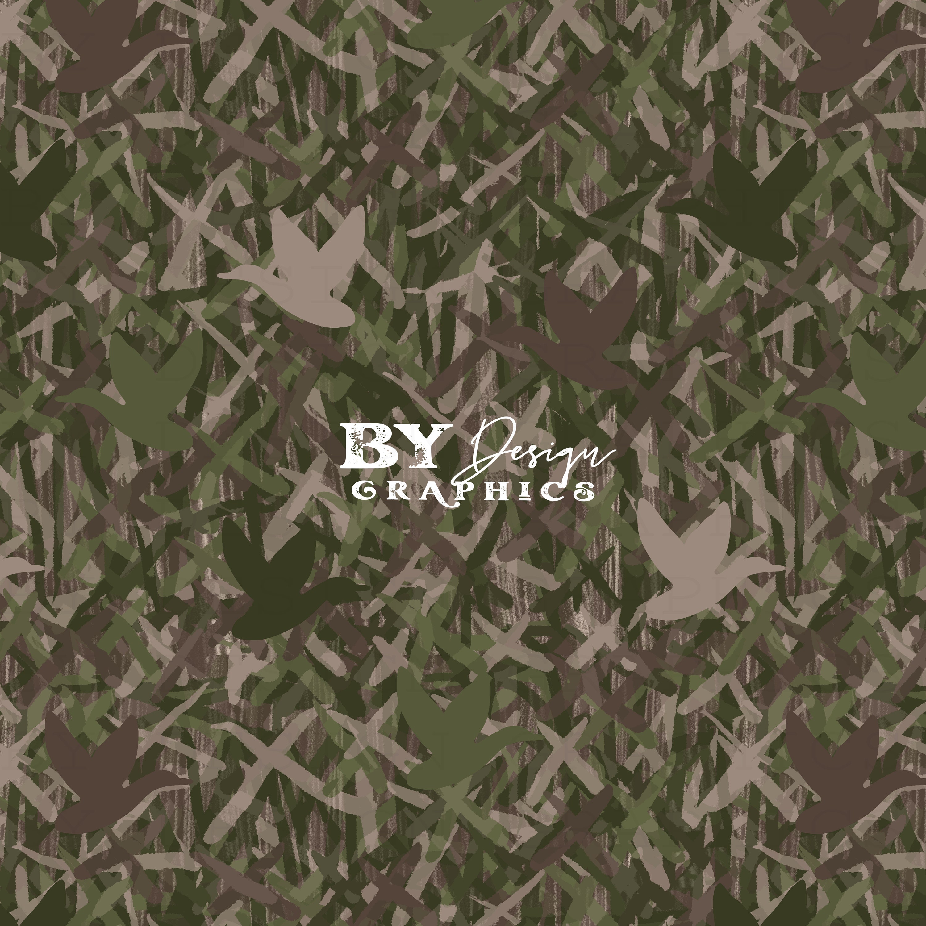 Duck Hunting Camo Pattern