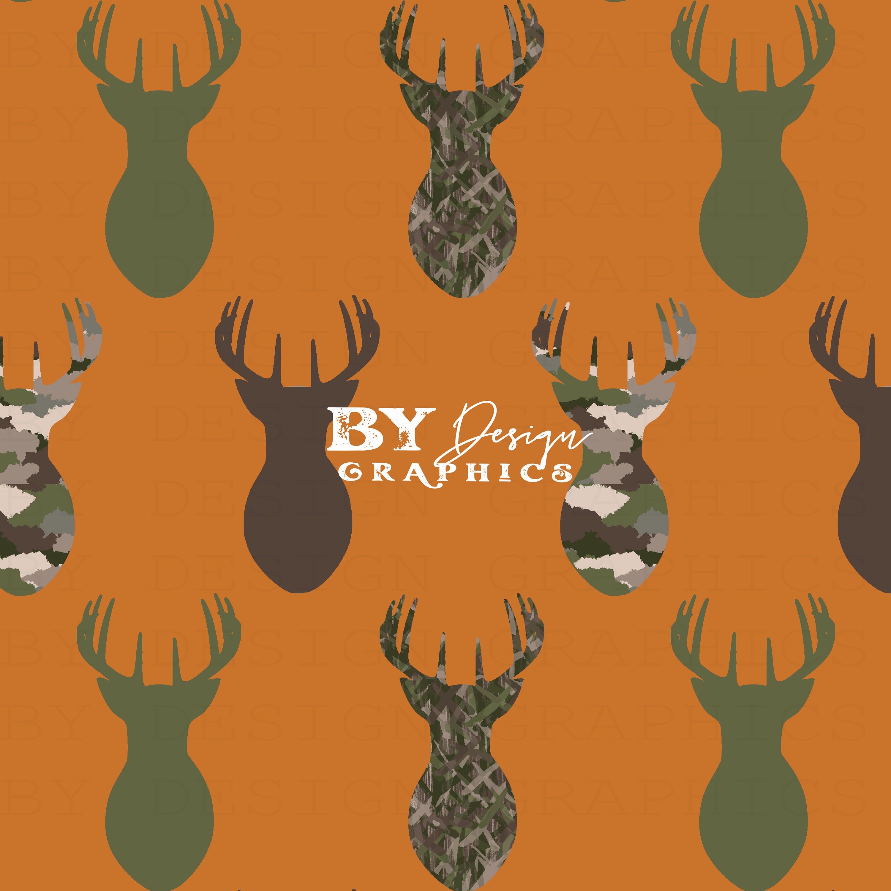 Drawing Of A Camo Deer