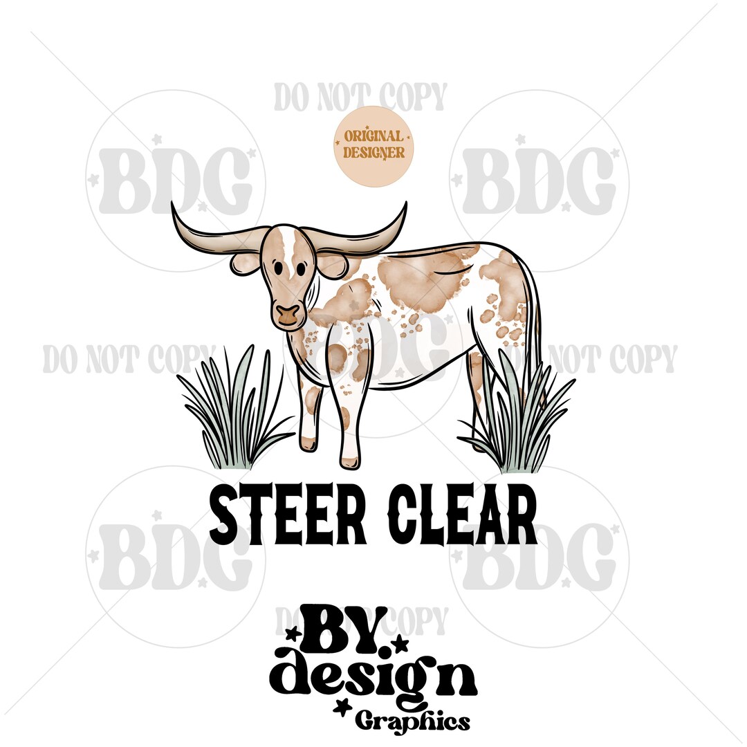 Steer Clear PNG | Gender Neutral Cattle Png | Gender Neutral Cow Png ...