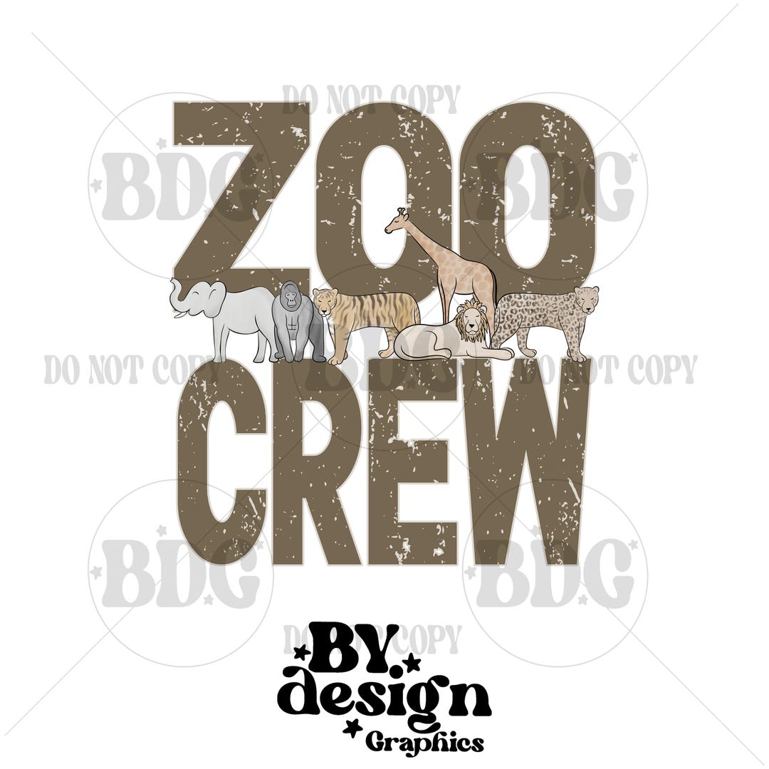 Zoo Crew PNG | Gender Neutral Zoo Png | Zoo Crew Shirt Design | Boy ...