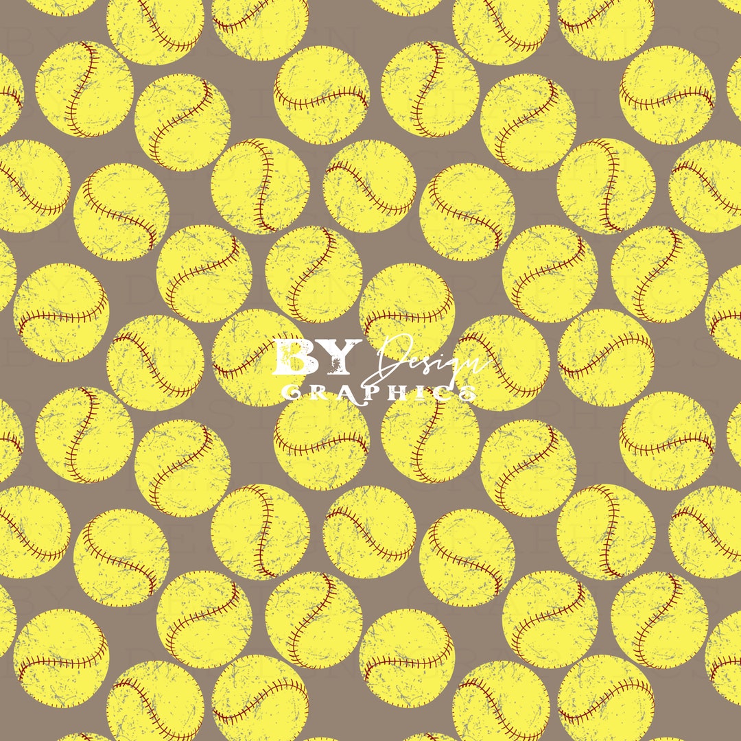 Softball Seamless Softball Seamless File Softball Seamless Pattern ...