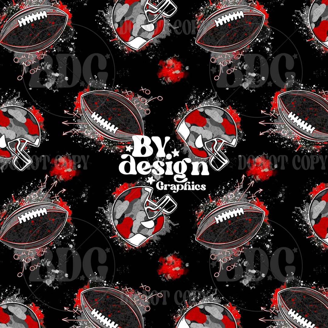 Boys Football Seamless Red Football Seamless Bold Football Seamless ...