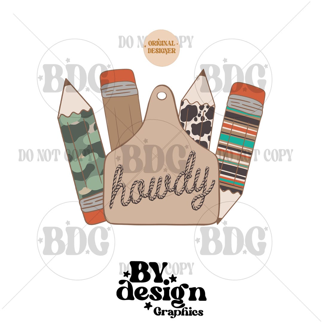 Howdy Western Back to School PNG | Howdy Back to School PNG | Back to ...