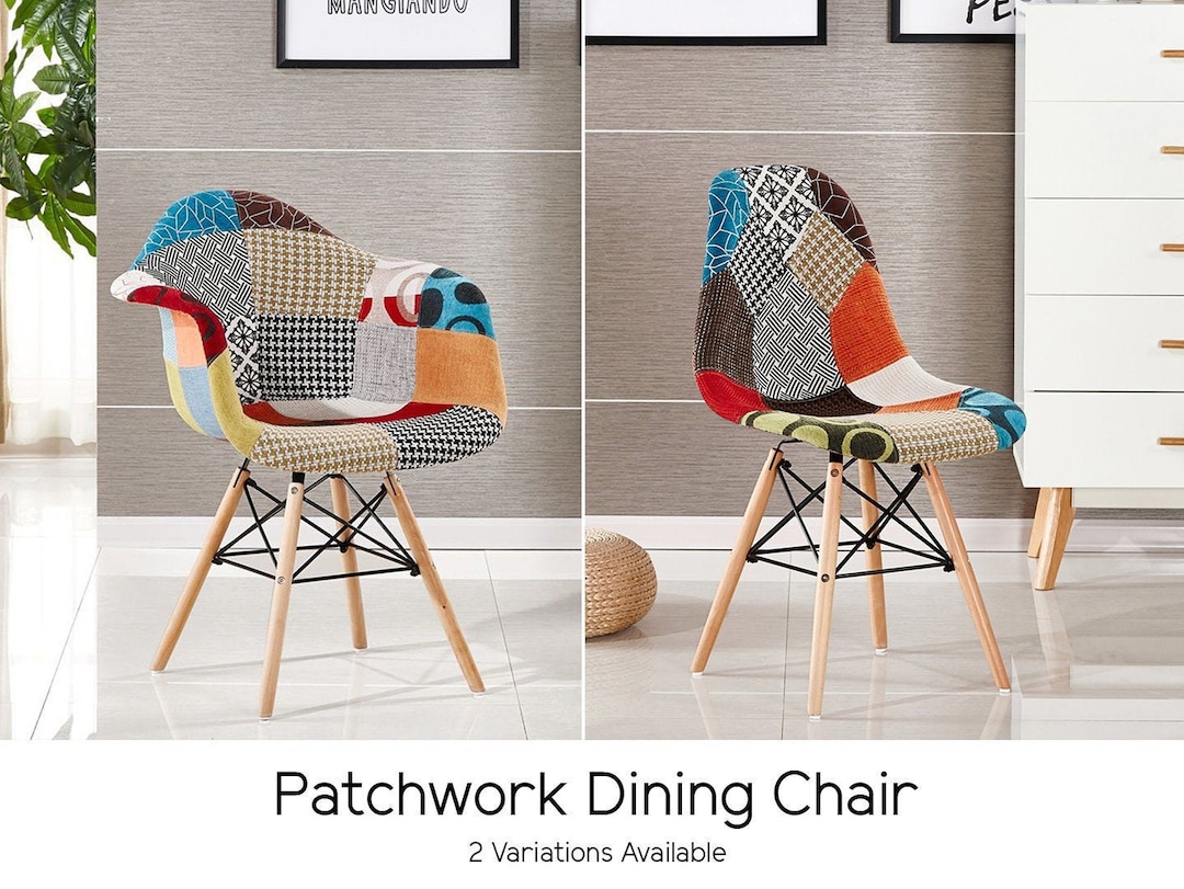 Upholstered Retro Dining Chairs Hand Finished Scandinavian - Etsy