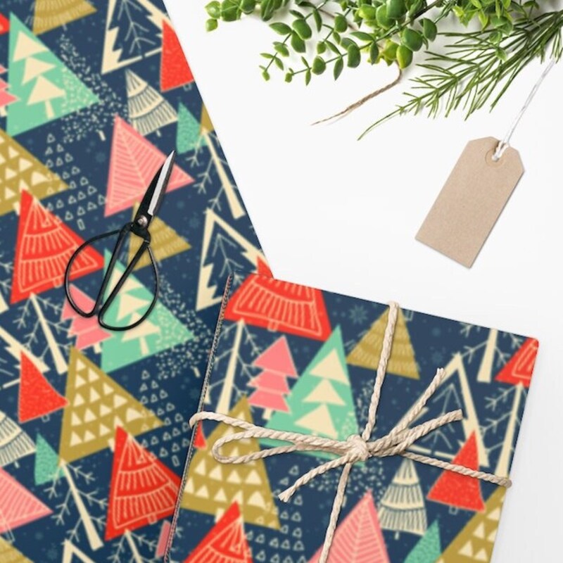 Retro Wrapping Paper - Etsy