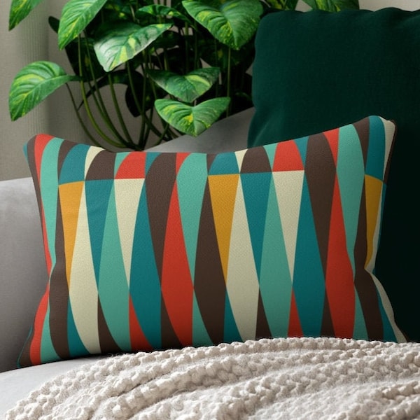 Mid Century Modern Throw Pillow - Etsy
