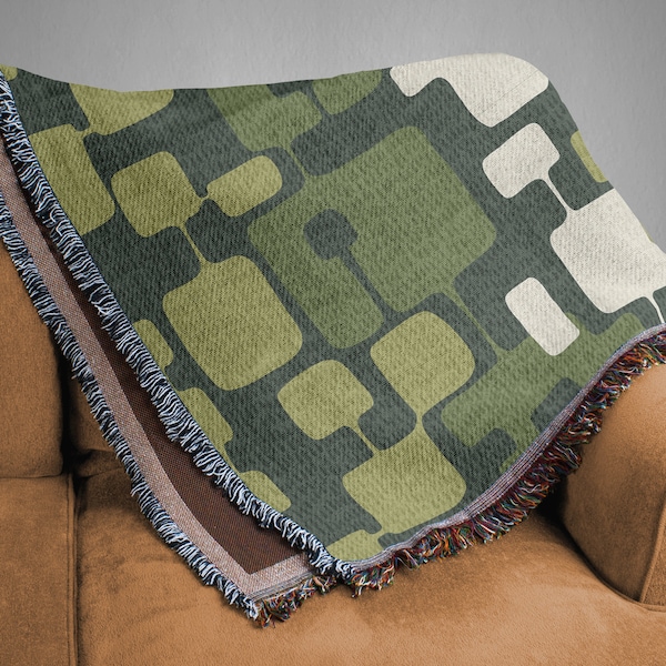 Geometric Blanket - Etsy