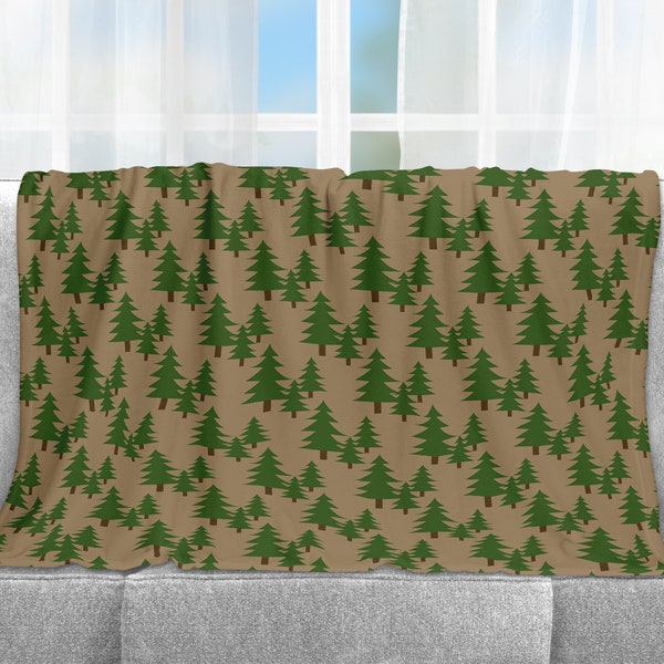 Pine Tree Blanket - Etsy