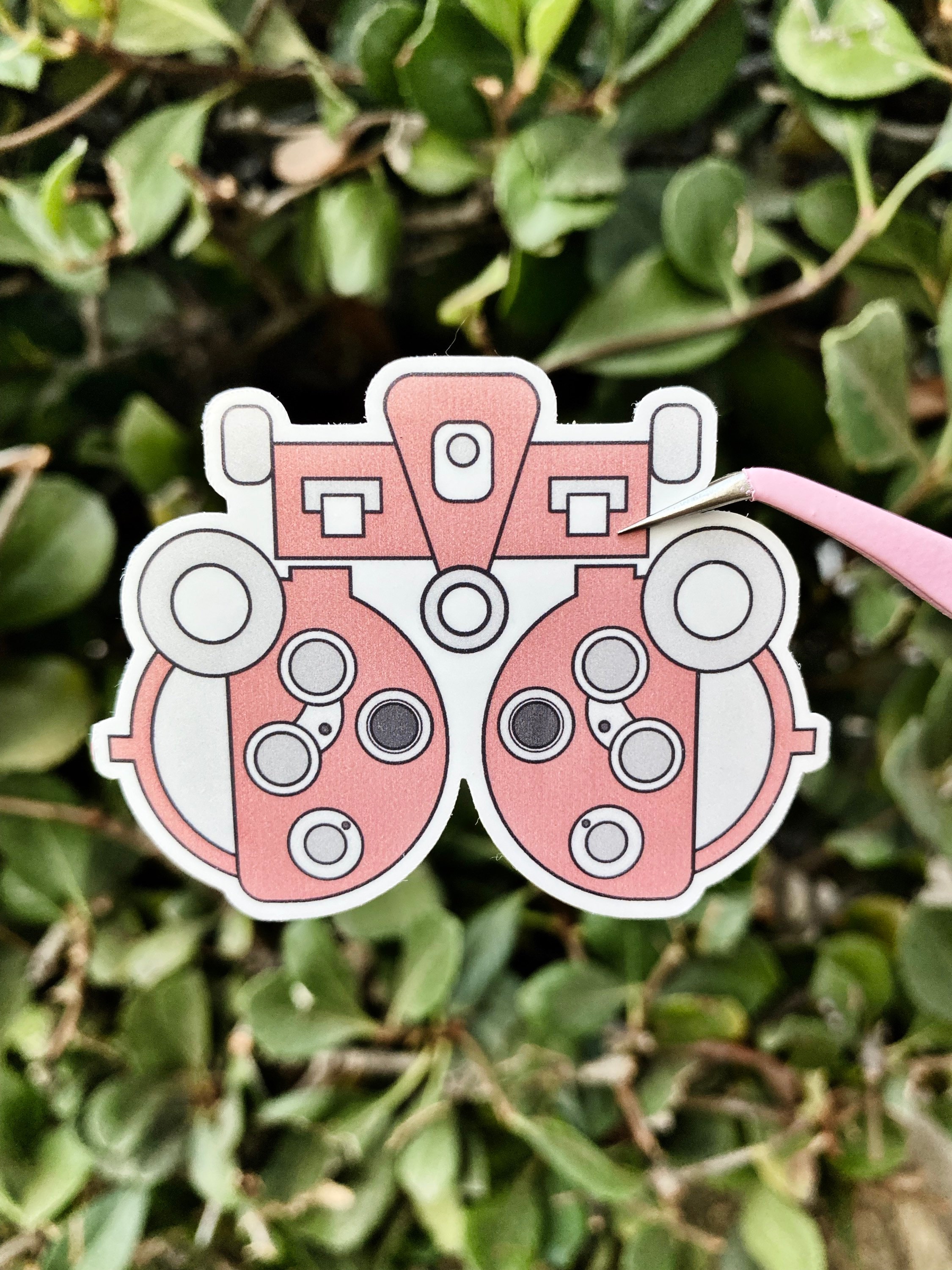 Phoropter Vinyl Stickers Optometry Decals Stickers - Etsy