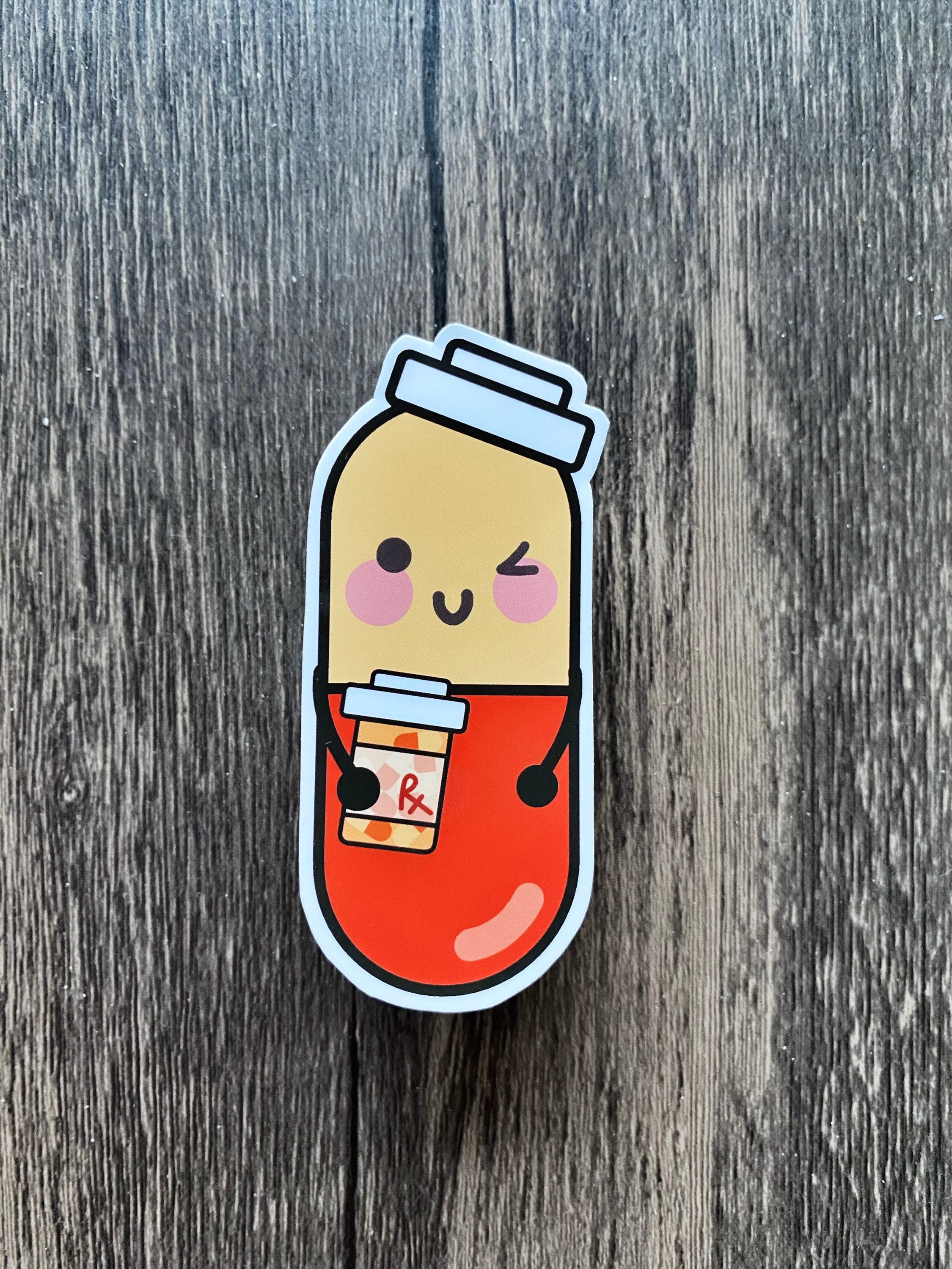 Pharmacy Stickers Pill Bottle Pharmacy Gifts and Decals | Etsy