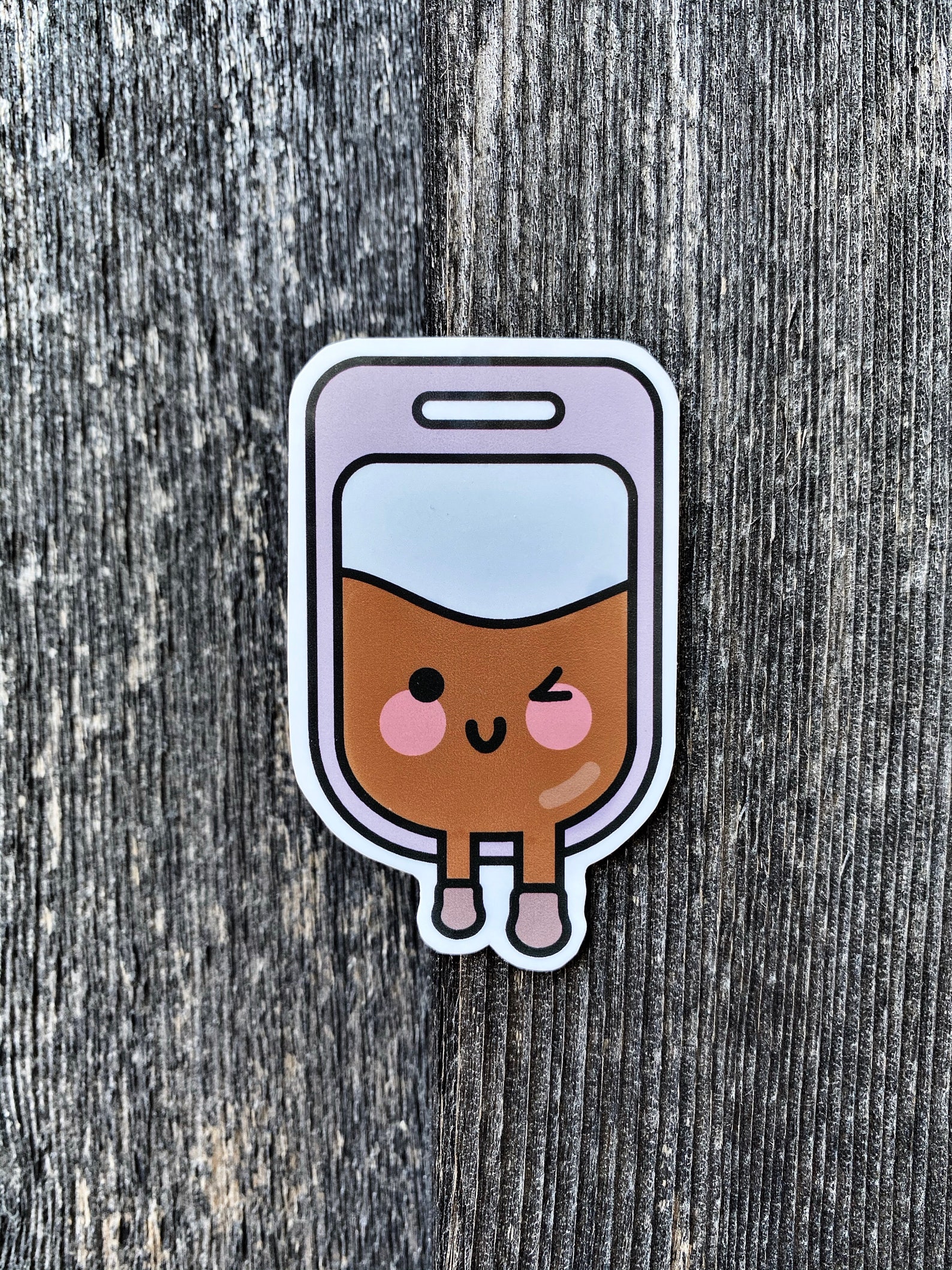 IV Bag Sticker Boba & Coffee Nursing Medical Healthcare | Etsy