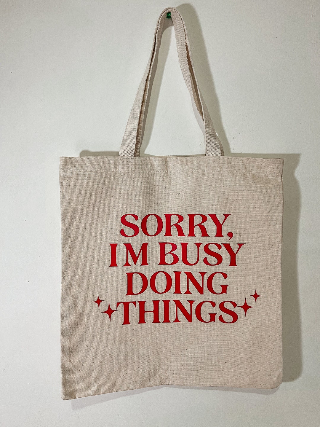 Sorry I'm Busy Doing Things Tote Bag |tote Bag |shopping Bag| - Etsy