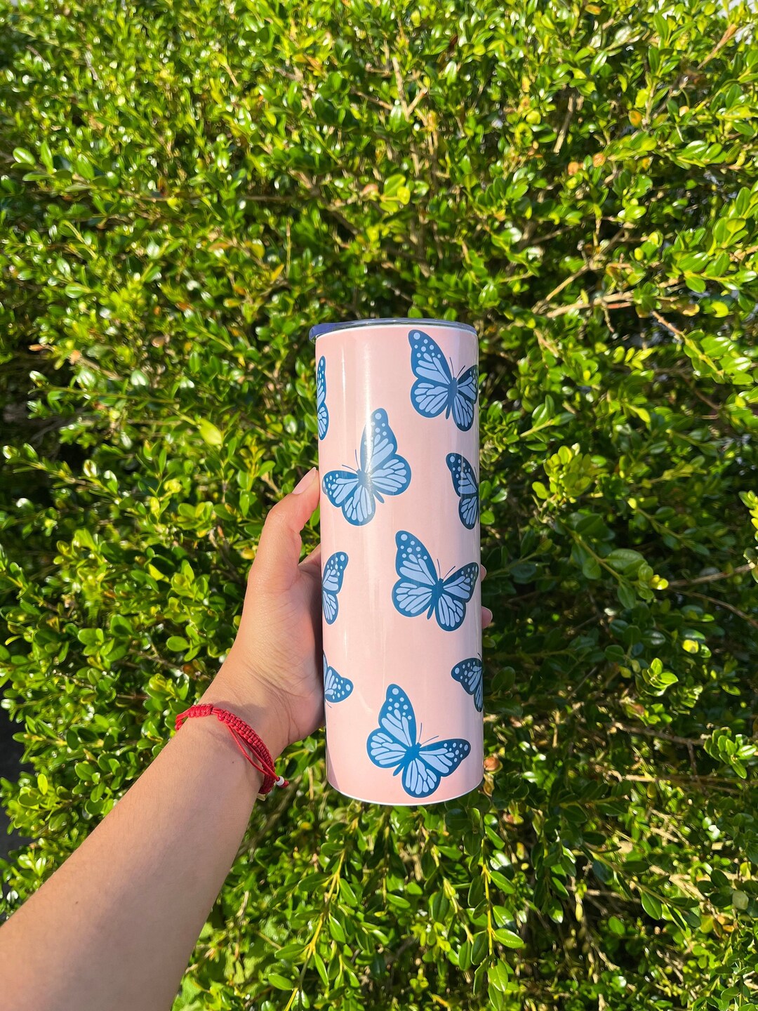 Cute Butterfly Tumber - Butterfly - Pink - Tumbler - Insulated ...