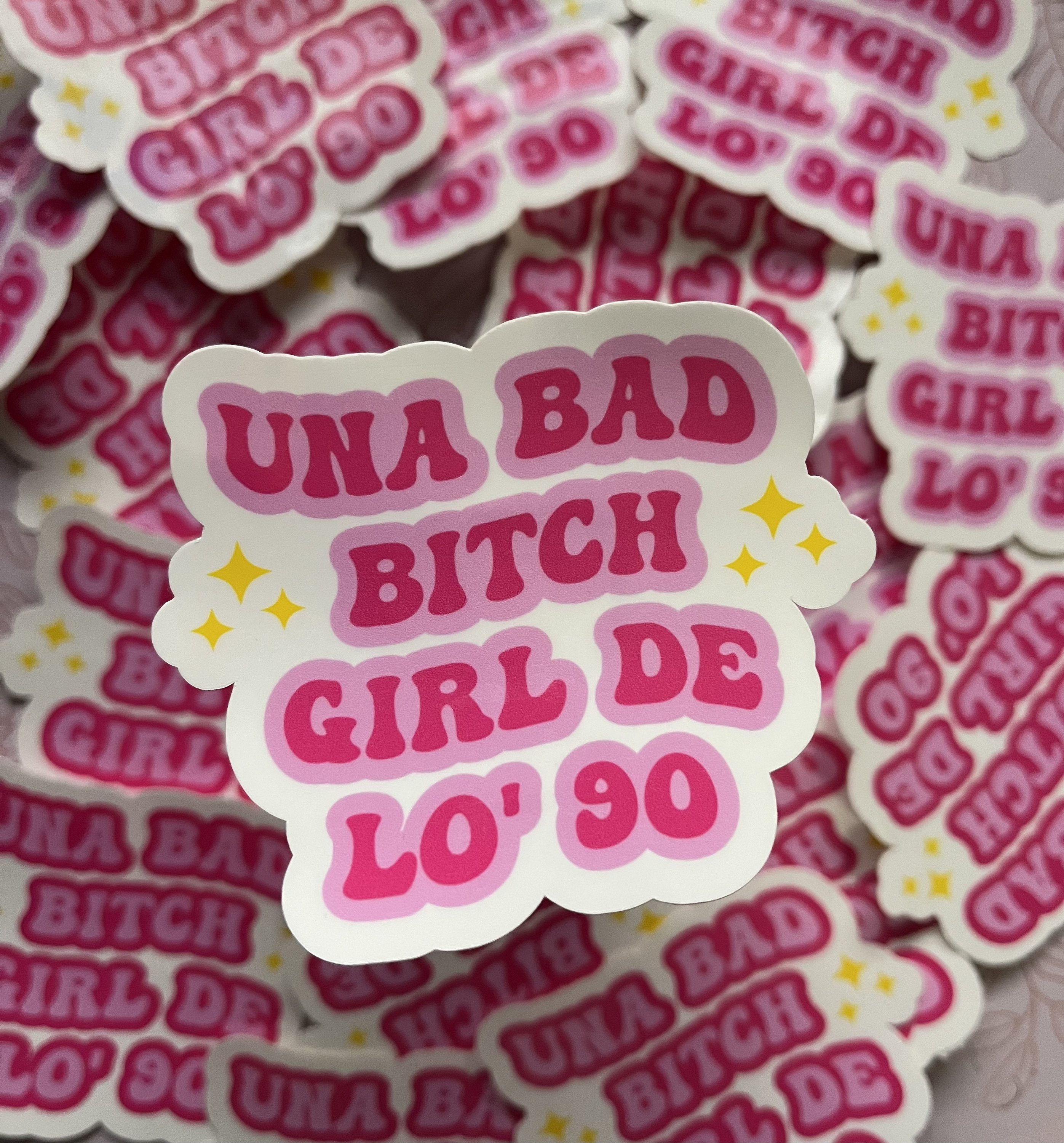 Una Bad Bitch De Los 90 Sticker - Etsy