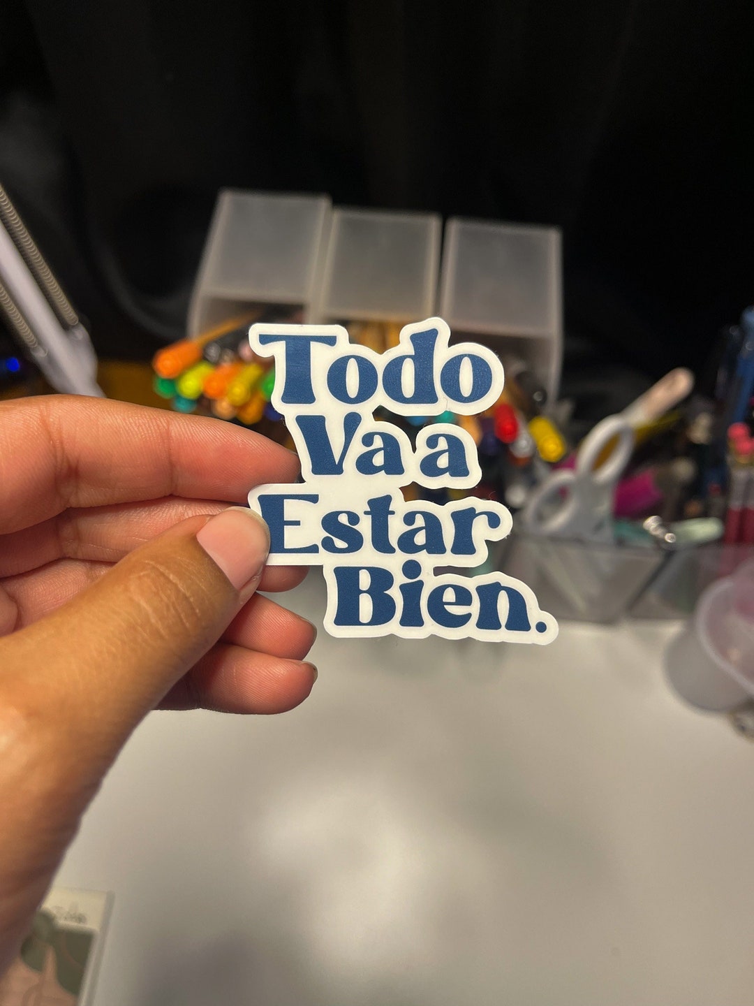 Todo Va a Estar Bien Sticker - Latina - Kindle Stickers - Etsy