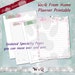 Cherry Blossom Themed Work From Home Planner in PDF Format Print or Add ...