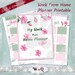 Cherry Blossom Themed Work From Home Planner in PDF Format Print or Add ...