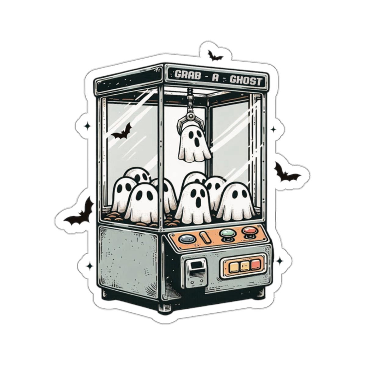 Ghost Vending Machine Sticker - Etsy