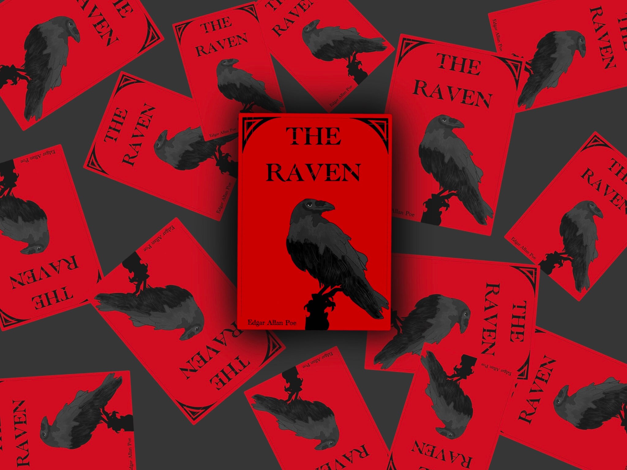 The Raven Book Cover Classic Book Sticker Vintage Book - Etsy Hong Kong