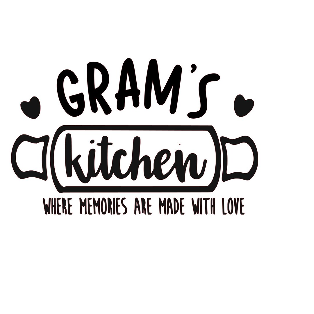 Gram's Kitchen SVG - Etsy