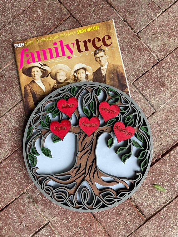 Tree of Life Name Sign SVG Mothers Day | Etsy