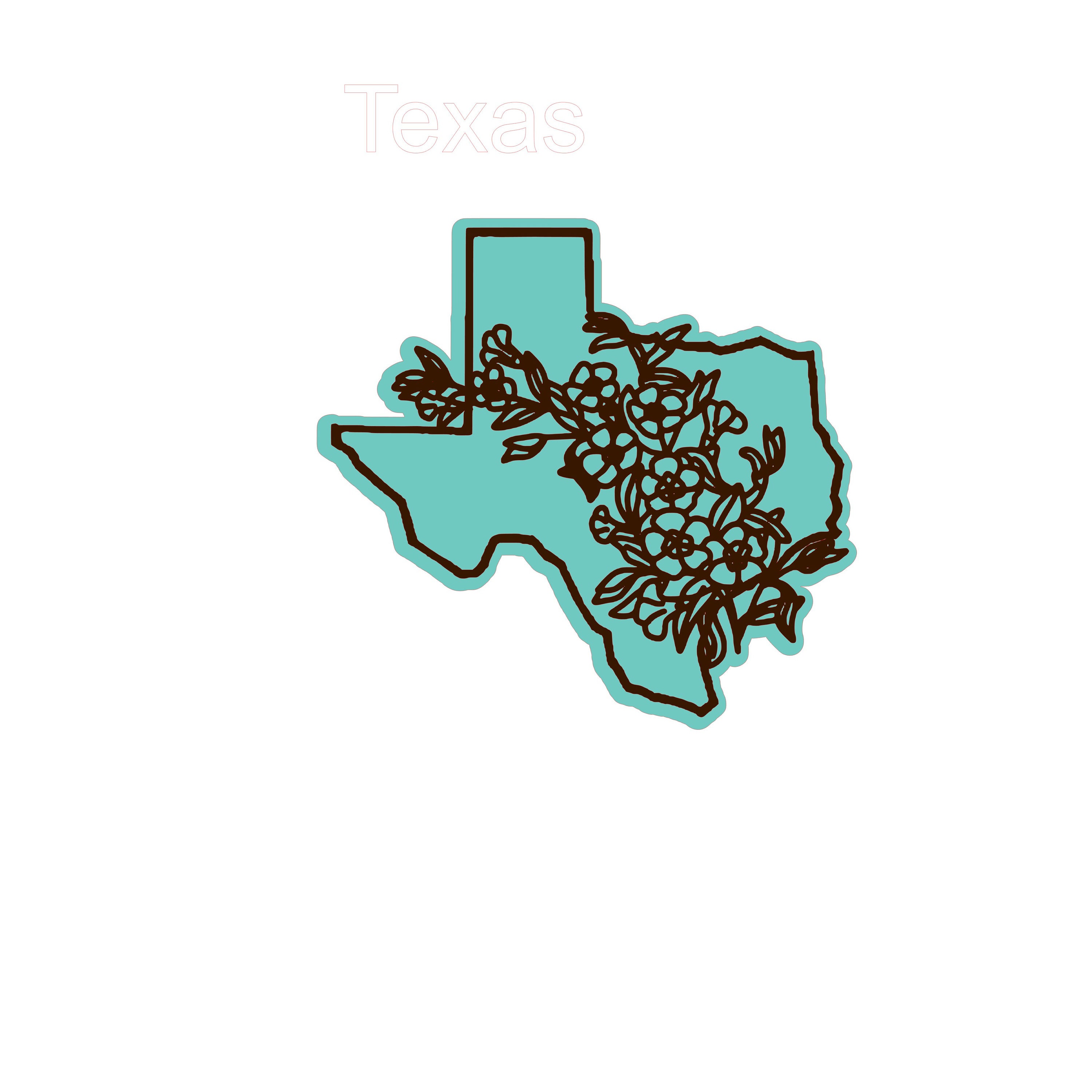 Texas Flower SVG - Etsy