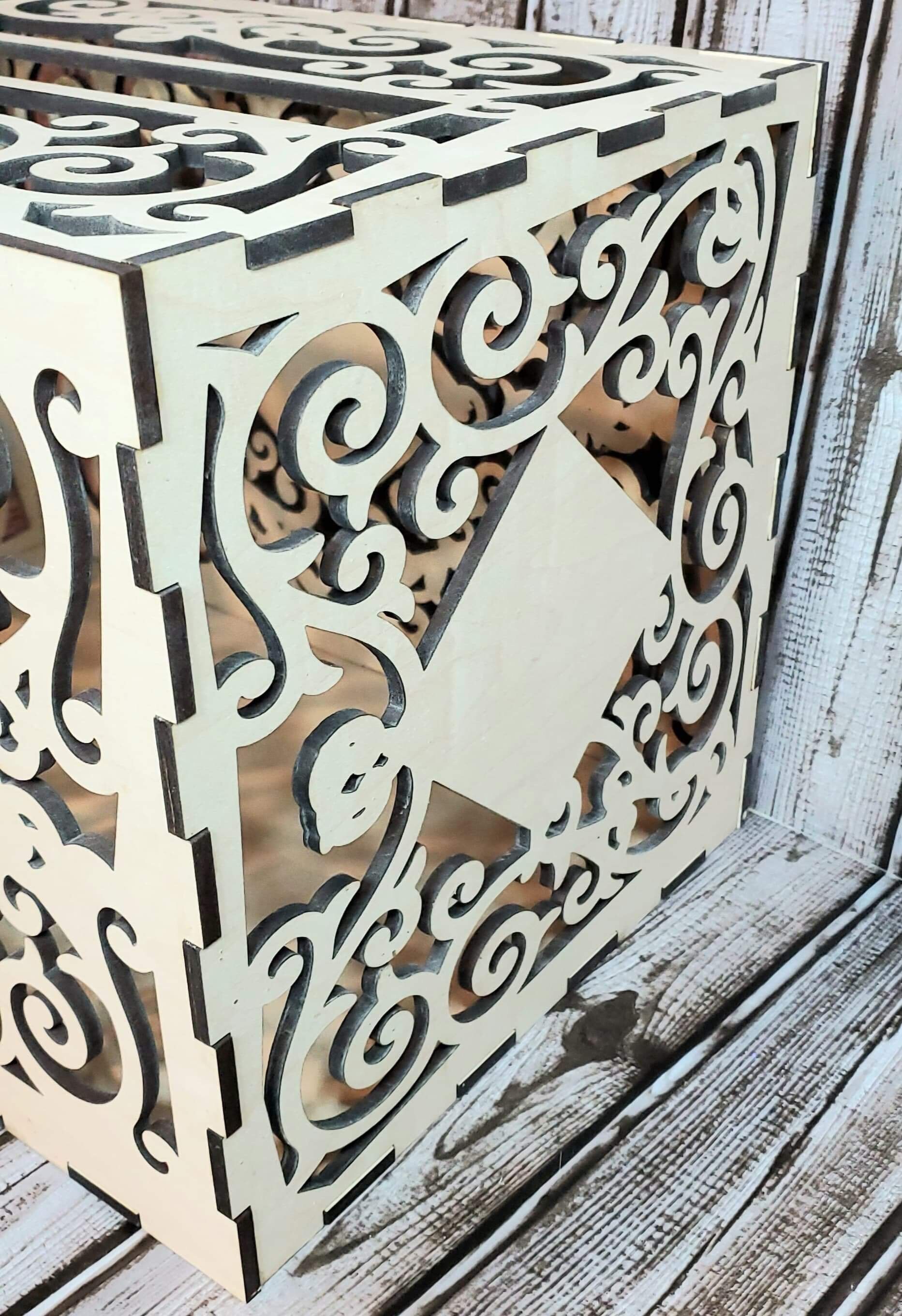 Card Box SVG Wedding Card Box Graduation Box Anniversary | Etsy