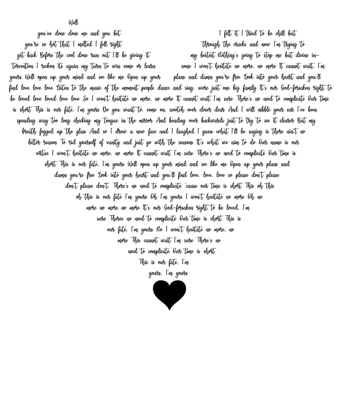 I'm Yours Jason Mraz SVG - Etsy