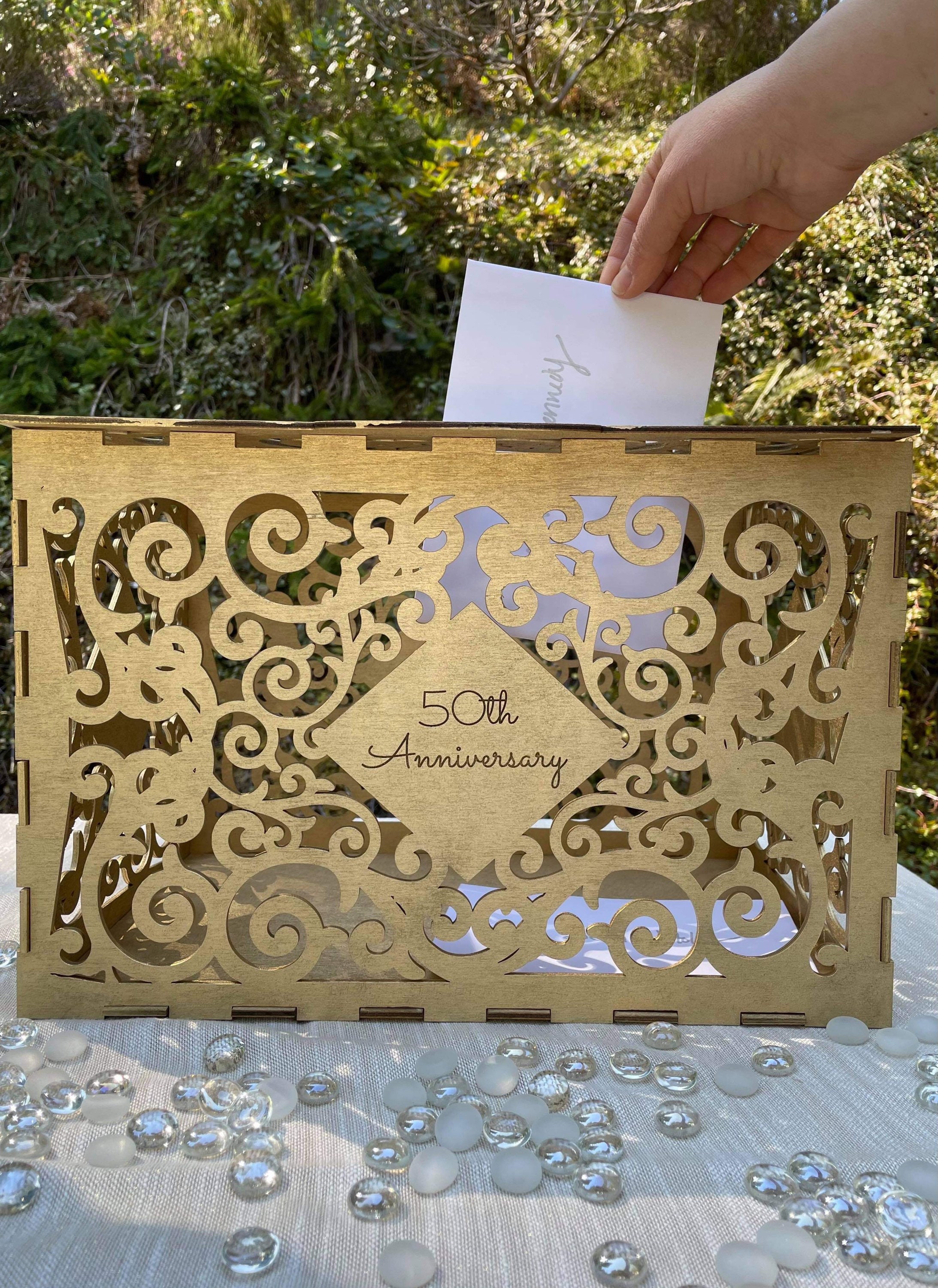 Card Box SVG Wedding Cards Graduation Cards Anniversary | Etsy