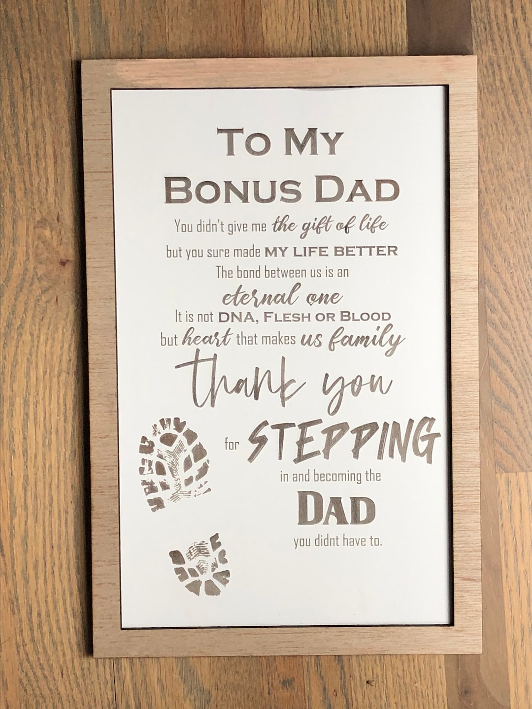 Bonus Dad Sign Svg, Fathers Day, Stepdad - Etsy