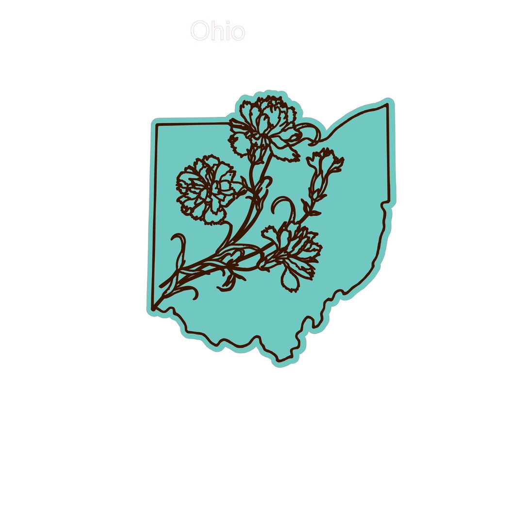 Ohio Flower SVG - Etsy
