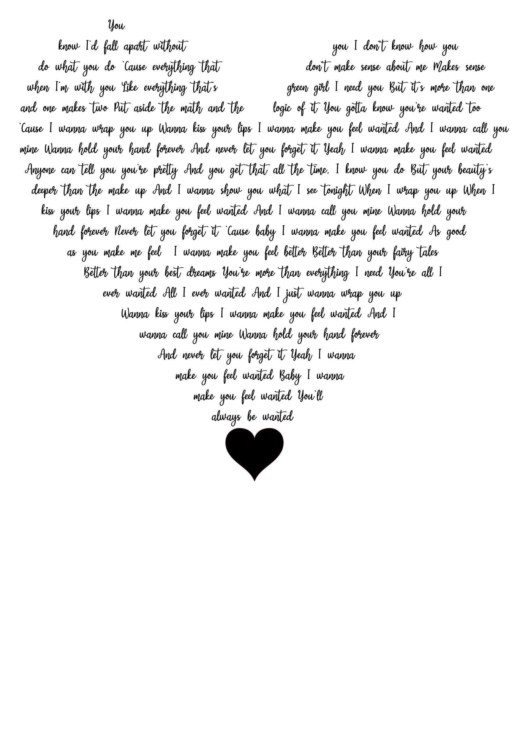 Hunter Hayes Wanted Lyrics