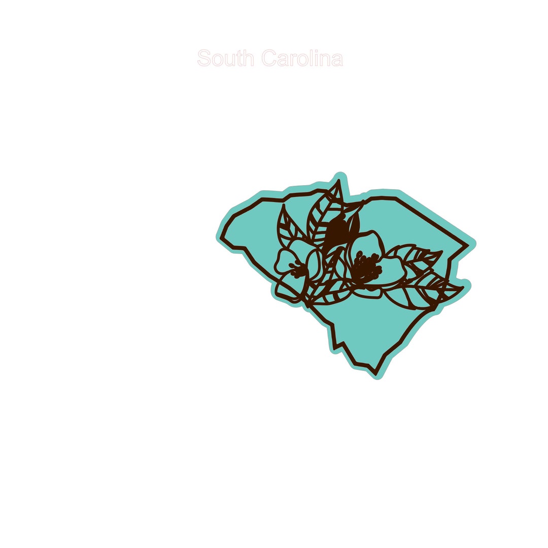 South Carolina Flower SVG - Etsy