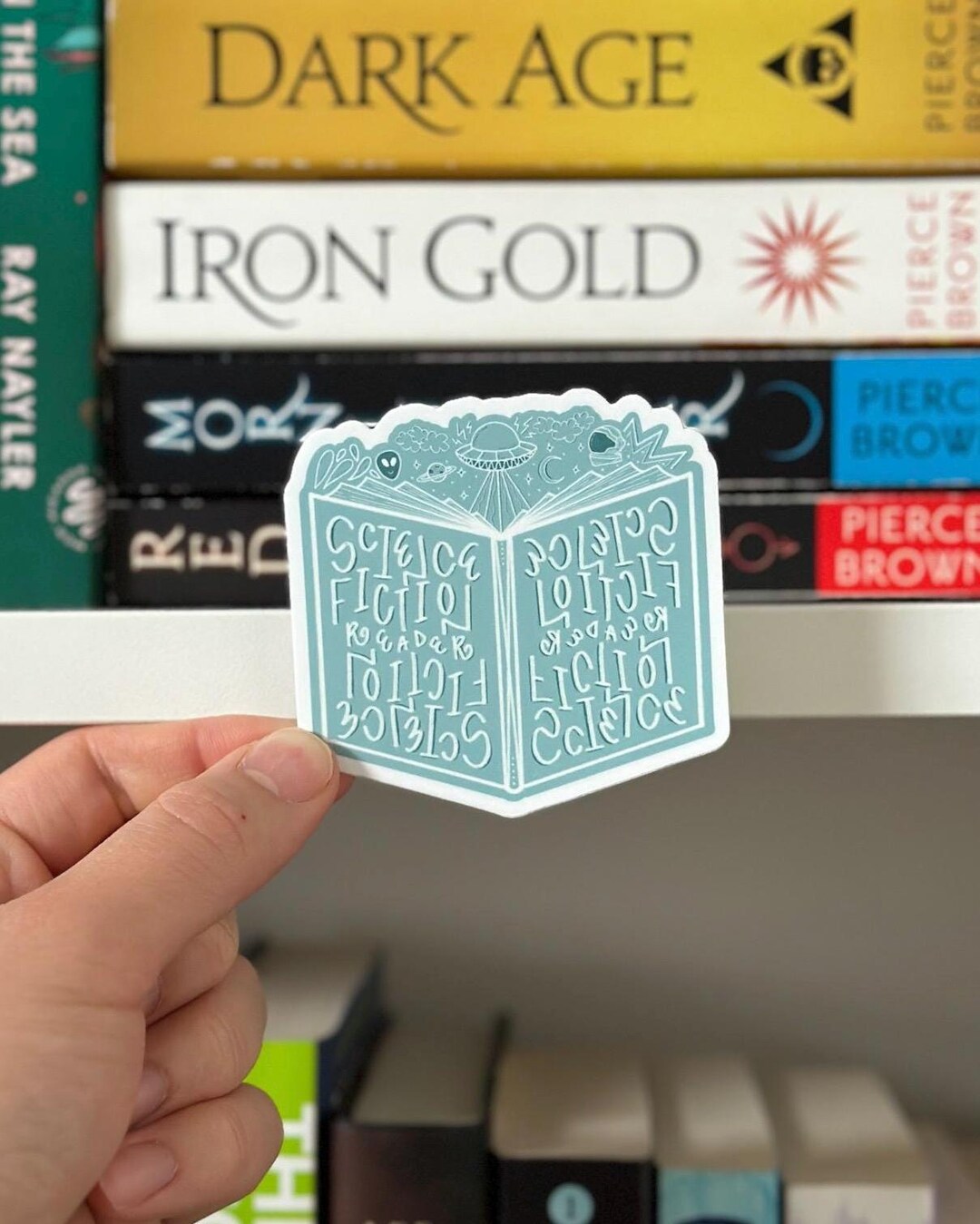 Sci-fi Book Sticker | Bookish | Booktok | Kindle | Science Fiction ...