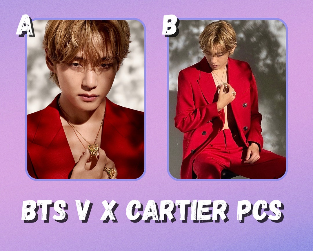 BTS V / Taehyung X Cartier Photocards - Etsy Australia