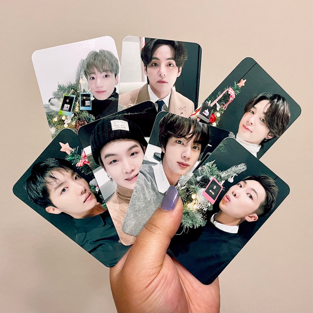 Happy Holidays 2021 With BTS Photocards - Etsy