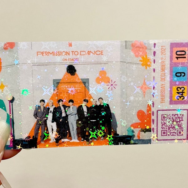 Bts Concert Ticket - Etsy