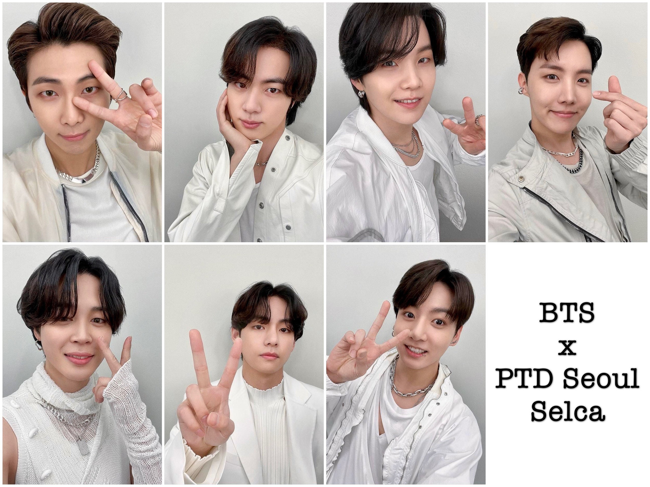 BTS X PTD Seoul Selca Photocards - Etsy