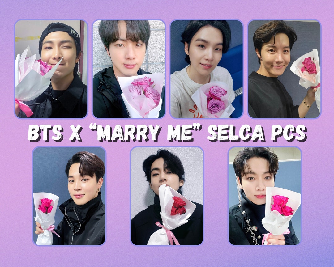 BTS marry Me Selca Photocards - Etsy