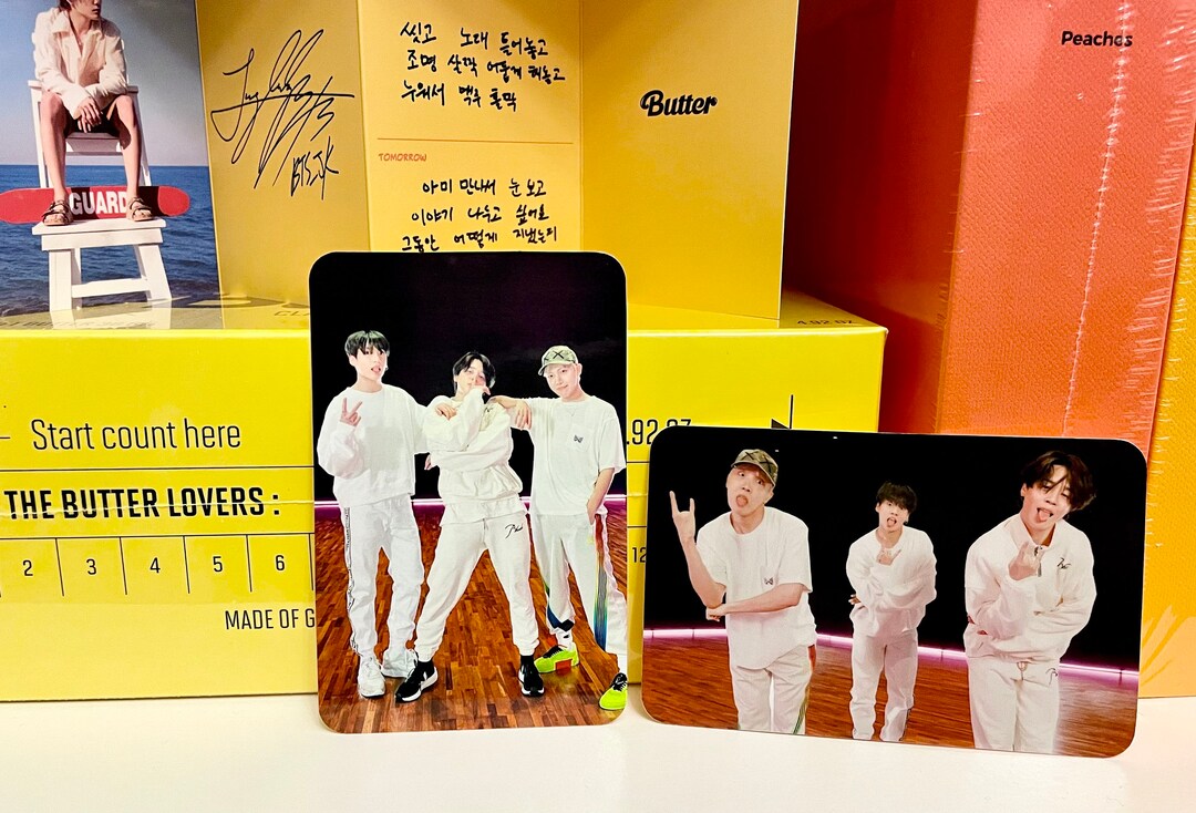 BTS 3J X BUTTER Thee REMIX Photocards - Etsy
