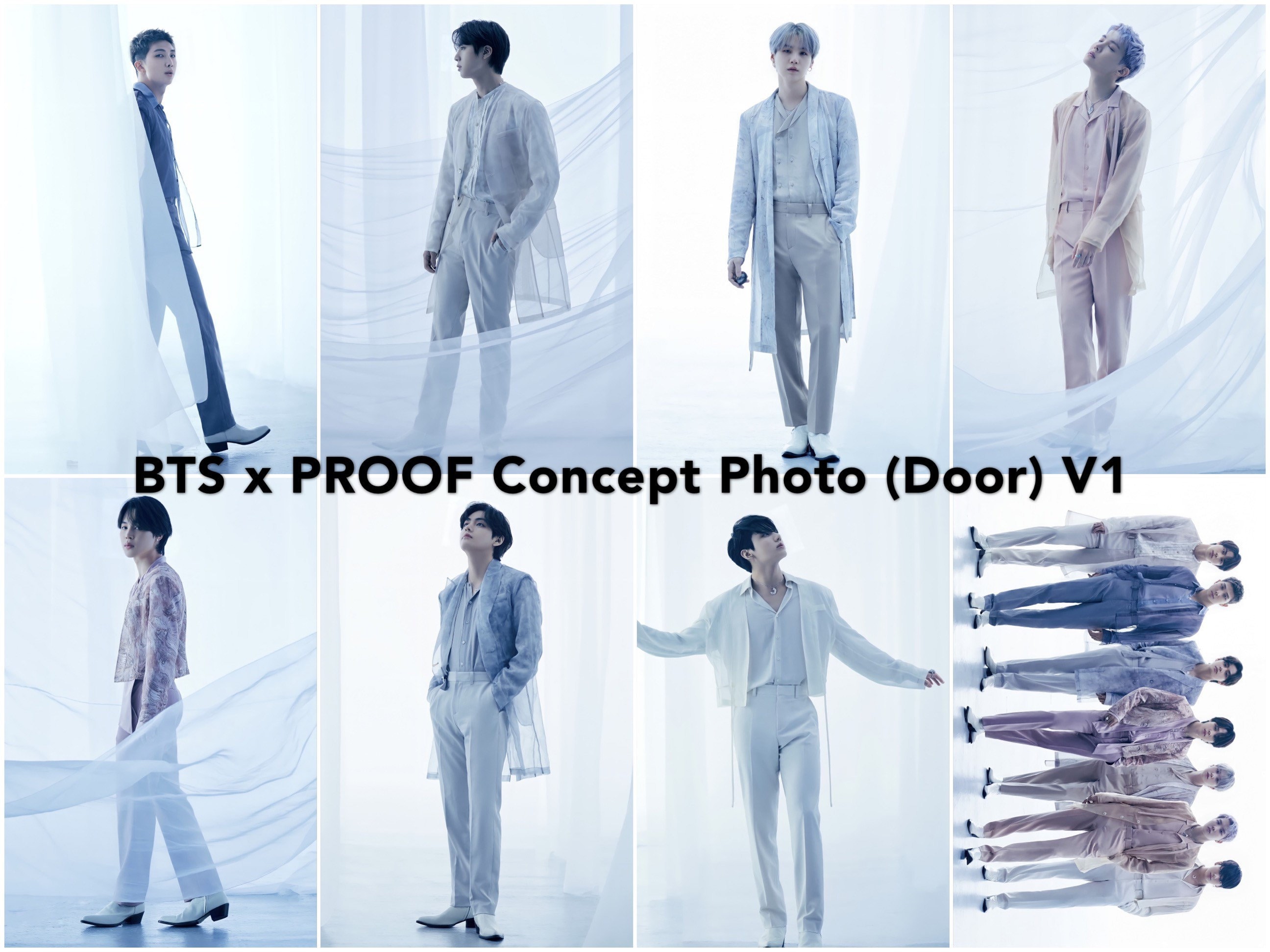 BTS X Proof Concept Photo (door V1) Photocards - Etsy