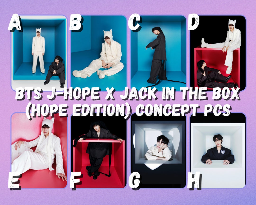 BTS J-hope X Jack in the Box (HOPE Edition) Concept Photocards - Etsy