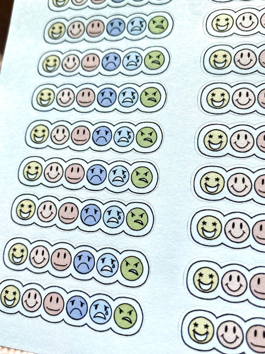 Emotions Stickers Mood Bipolar Mental Health Tracker Journal Bujo - Etsy