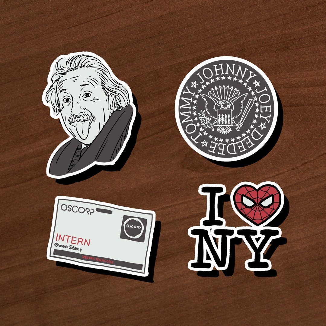 Parker 4-pack Sticker Sheet - Etsy
