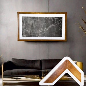 Wooden Bezel for Samsung the Frame TV, Handmade TV Frame, Custom TV ...
