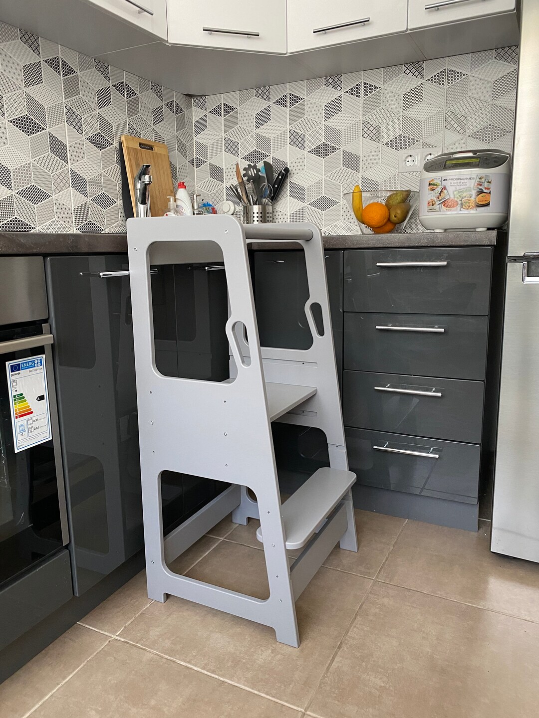 Helper Tower, Kitchen Learning Stool, Toddler Stool, Step Stool - Etsy