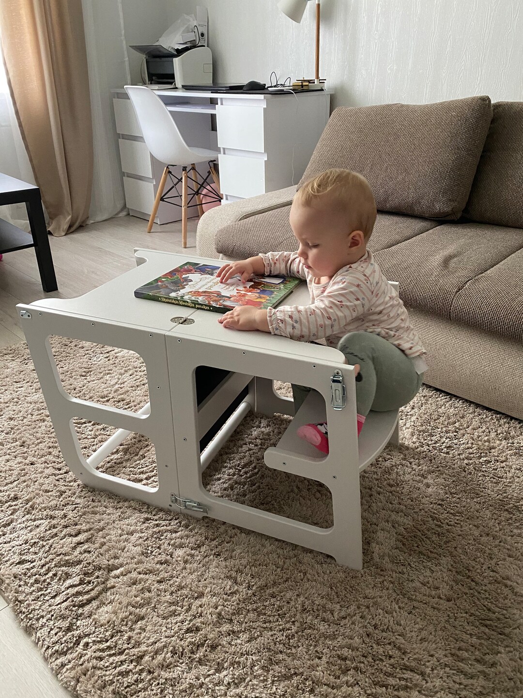 Montessori Tower, Toddler Helper Tower, Step Stool, Kitchen Learning ...