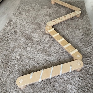 Balance Beam Set From Wood, Double Sided Balance Beam, Kids Wooden ...