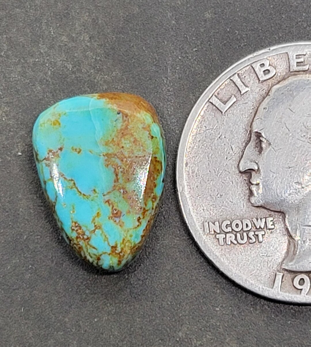 Number 8 Mine Turquoise Cabochon - Etsy