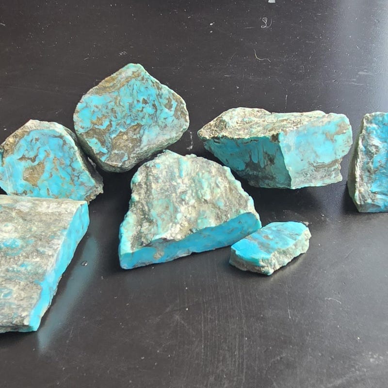 Rough Turquoise - Etsy